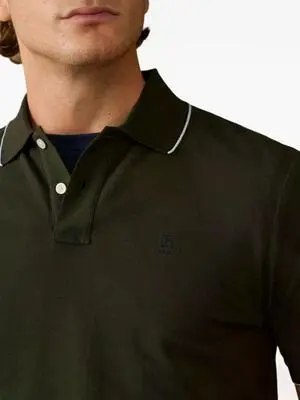 HACKETT  Heritage Tipped Cotton Polo Shirt