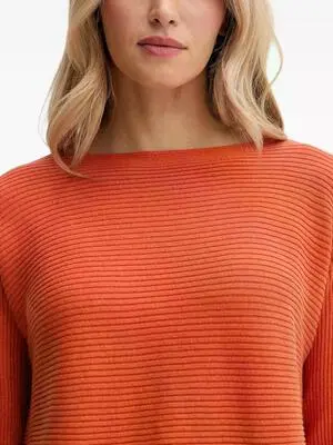 BENETTON Ribbed-knit Boat-neck Sweater