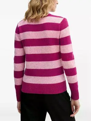 BENETTON Striped Cardigan