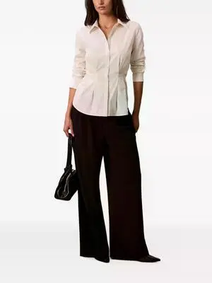 Calvin Klein Pleated Long-sleeve Shirt