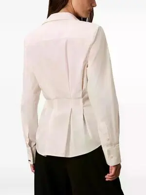 Calvin Klein Pleated Long-sleeve Shirt
