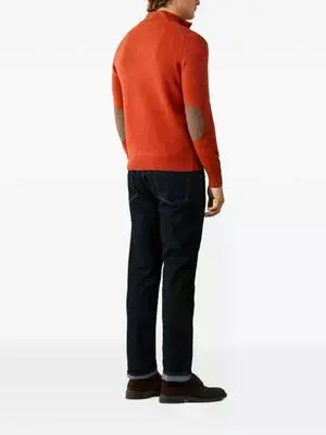 HACKETT  London Quarter-zip Lambswool Sweater