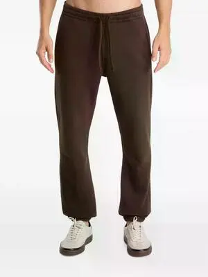 MC2 SAINT BARTH Drawstring-waist Bolt Track Pants - Brown