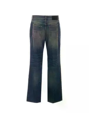 Amiri Ma Fit Embellished Stripe Jeans
