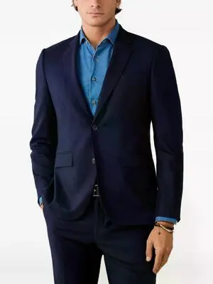 HACKETT  London Belgravia Wool Suit - Blue