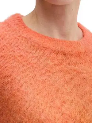 BENETTON Brushed-knit Three-quarter Sleeve Sweater