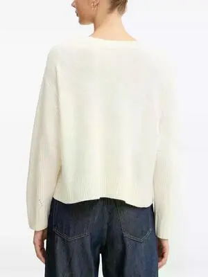 BENETTON V-neck Ribbed-knit Sweater