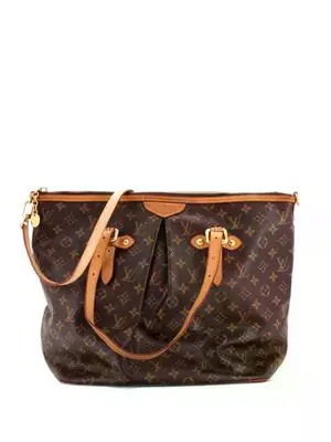 LOUIS VUITTON Palermo Handbag Monogram Canvas Gm Tote Bag - Brown
