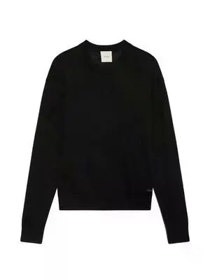 Calvin Klein Crew-neck Long-sleeve Sweater - Black