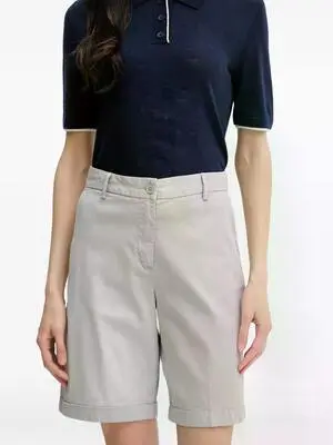 BENETTON Turn-up Cuff Shorts - Grey