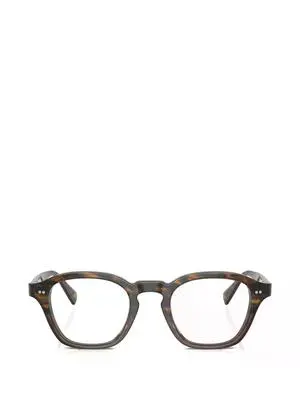 Oliver Spencer Tortoiseshell-effect Rectangle-frame Glasses - Brown