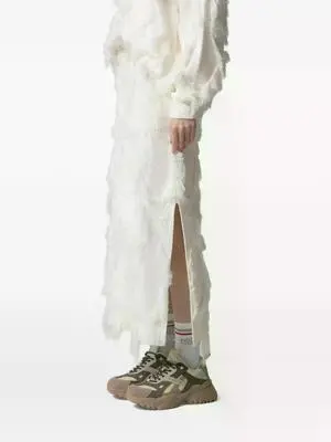 GAELLE PARIS Diamond Fringe-detail Skirt