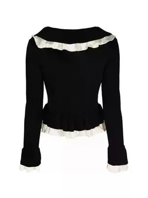Cinq À Sept Melinda Ruffled Cardigan