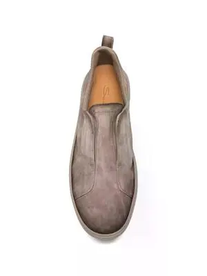 Santoni Logo-debossed Sneakers