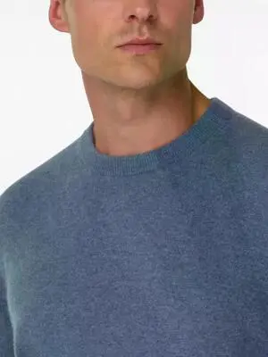 Boggi Milano Crewneck Jumper In Wool And Cashmere