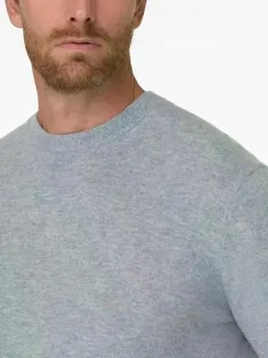 Boggi Milano Crew-neck Jumper In Wool And Cashmere