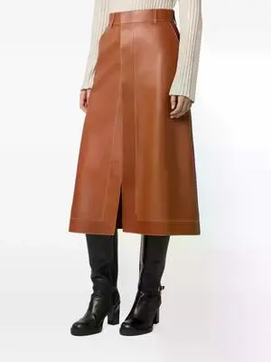TOD'S Leather Skirt