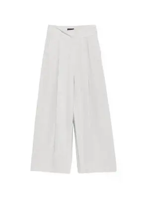 Emporio Armani Pleated Wide-leg Trousers