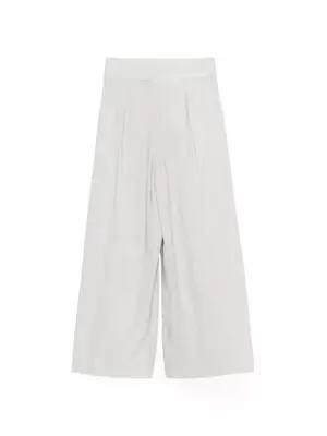 Emporio Armani Pleated Wide-leg Trousers