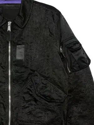 Alpha Industries Cwu-45/p Camo-embroidered Uv Bomber Jacket
