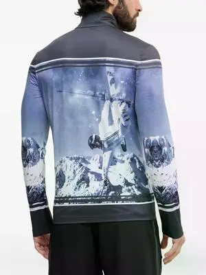 Bogner Verti Graphic-print Zip-up Ski Top