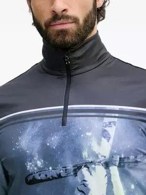 Bogner Verti Graphic-print Zip-up Ski Top