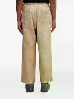 BEAMS Paint-splatter Double-knee Trousers