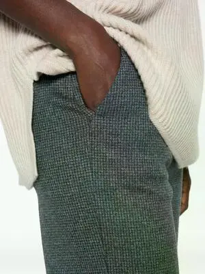 Max Mara Mmldonnola Micro-check Trousers