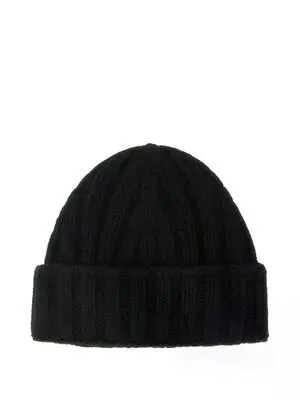 LARMERI STUDIO Ribbed-cashmere Beanie Hat