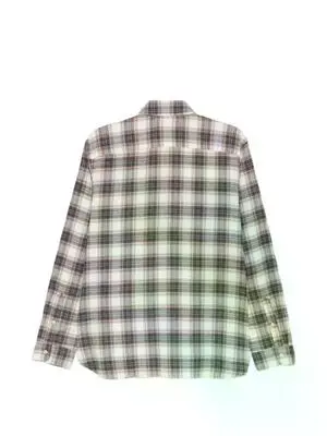 XACUS Legacy Check-pattern Cotton Shirt - Neutrals