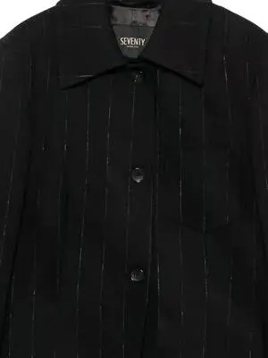 Seventy Pinstripe-print Chest-pocket Jacket
