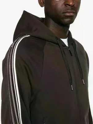 Emporio Armani Side-stripe Raglan-sleeve Hoodie