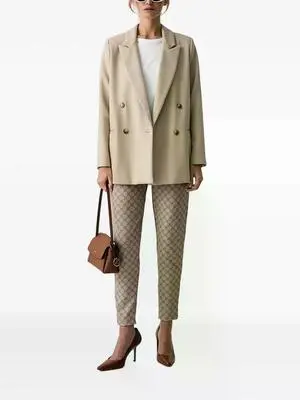 JOOP! Logo-pattern Drawstring Trousers - Neutrals