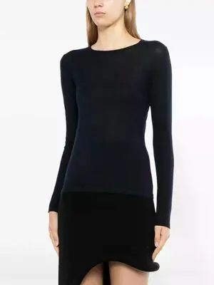 N.peal Eden Round-neck Top - Black