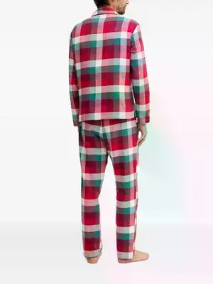 BENETTON Christmas Check-print Flannel Pajamas