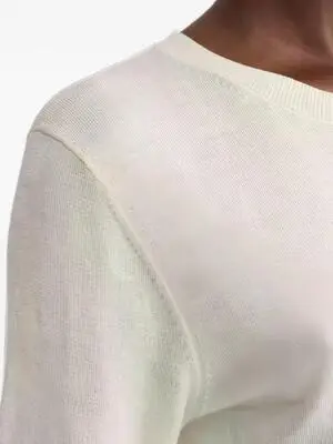 Almada Label Paloma Fine-knit Short-sleeve Sweater