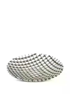 PHILIPPI Medium Grid Fruit Bowl - Silver