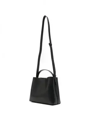 AESTHER EKME Mini Leather Tote Bag - Black