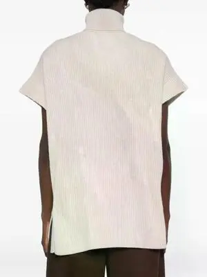 Max Mara Mstcobalto Ribbed-knit Sleeveless Sweater