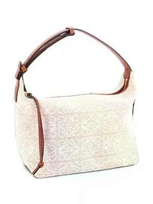 Loewe Cubi Anagram Jacquard Medium Hobo Bag