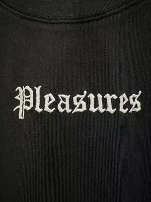 PLEASURES Luster Logo-embroidered T-shirt