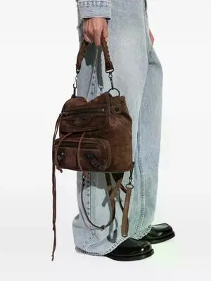 Balenciaga Le City Backpack Mini In Light Espresso