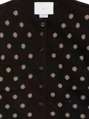 VANISE Polka-dot Button-up Gilet