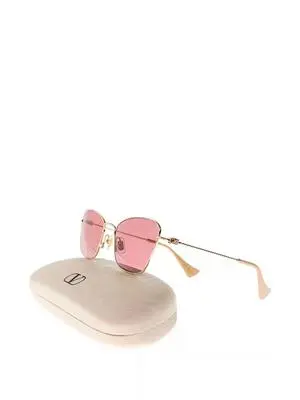 Valentino Garavani Vlogo Geometric-frame Sunglasses
