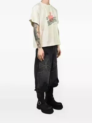 SEKRIT Graphic-print T-shirt - White