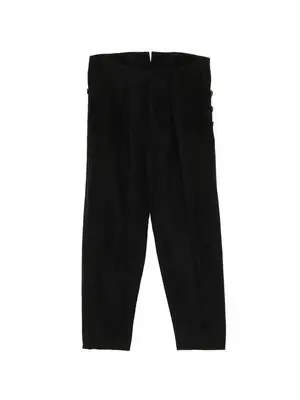 NUDE:MASAHIKO MARUYAMA Pleated Tapered Trousers - Black