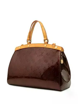 LOUIS VUITTON 2010 Monogram Vernis Brea Mm Satchel