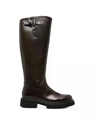 GUGLIELMO ROTTA Buckle-detail Ridged-sole Boots