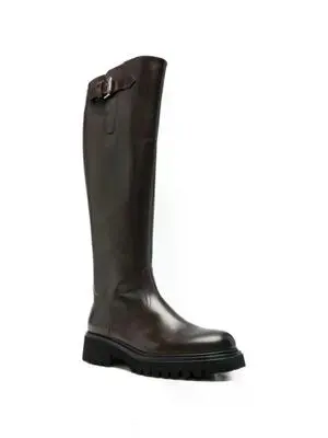 GUGLIELMO ROTTA Buckle-detail Ridged-sole Boots