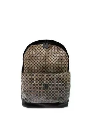 Issey Miyake Geometric-panelled Backpack - Brown